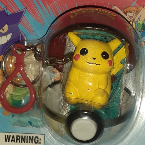 Pokemon | Other | New 999 Pokemon Pikachu Pokeball Keychain Vintage 9s ...